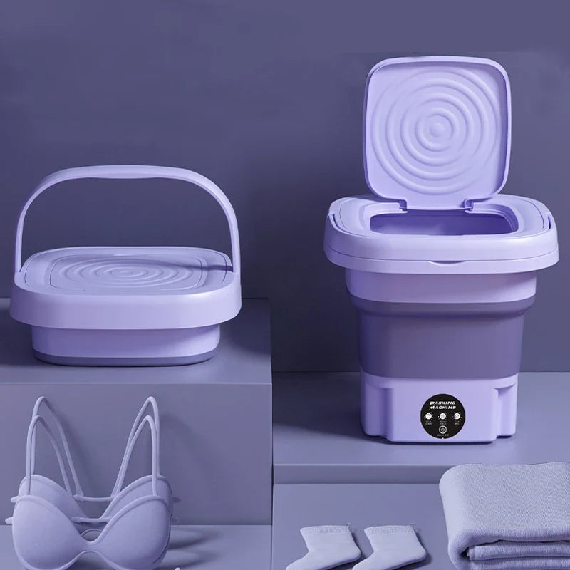 Portable 8L Mini Washing Machine with Spin Dryer