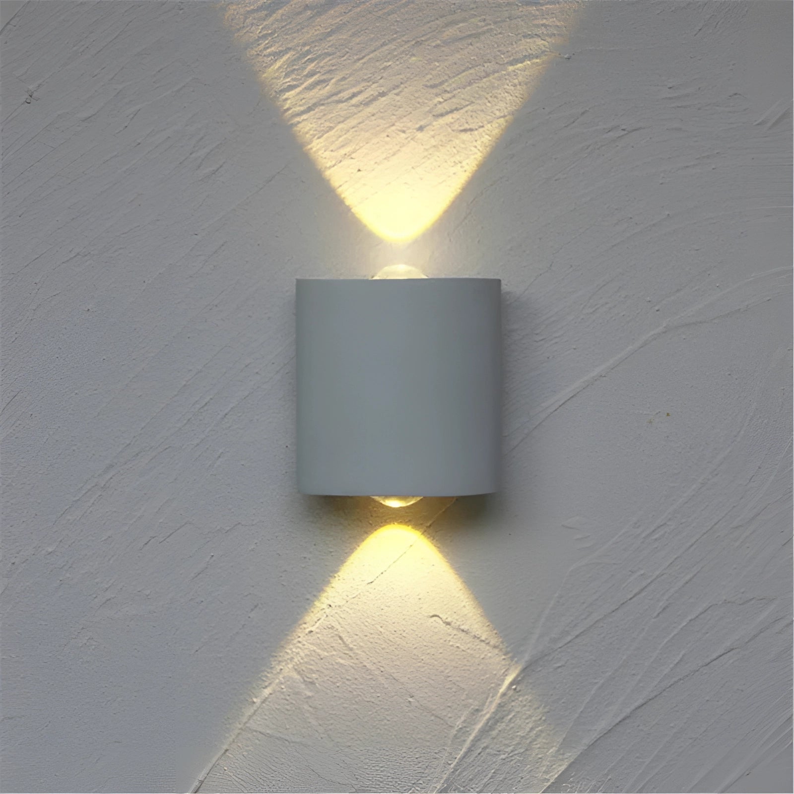 Modern Geometric LED Wall Sconce - Waterproof Ambient Light